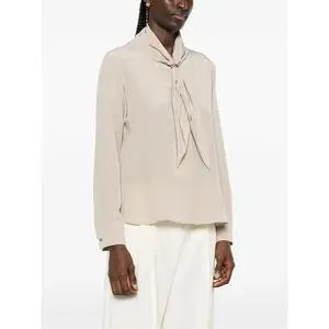 Max Mara Neutrals Tops Blouses - Cream