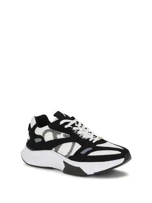 Valentino Garavani Demivee Mesh And Suede Sneakers