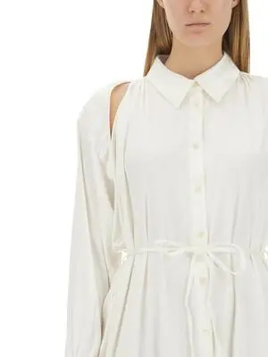 Acne Studios Satin Chemisier Dress