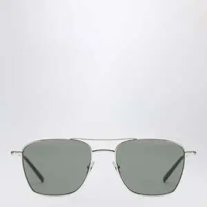 Saint Laurent Rectangular Metal Sunglasses
