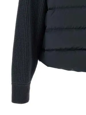 Brunello Cucinelli Shiny Flap Detail' Down Jacket