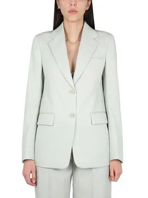 LANVIN Single-breasted Blazer - Green
