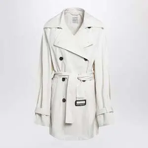 TOTEME Double-breasted Cotton Trench Coat - Cream