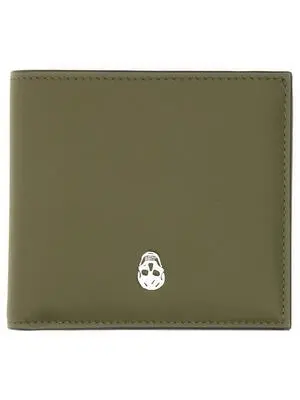 Alexander McQueen Bifold Wallet The Skull - Brown