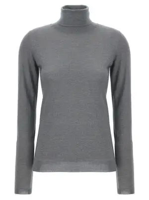 Brunello Cucinelli Sparkling' Turtleneck Sweater - Gray