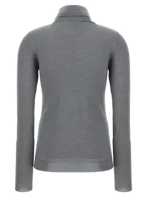 Brunello Cucinelli Sparkling' Turtleneck Sweater - Gray
