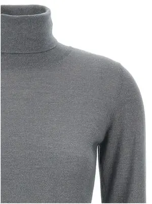 Brunello Cucinelli Sparkling' Turtleneck Sweater - Gray