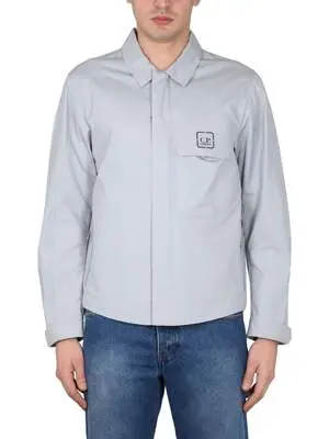 C.P. COMPANY Shirt With Logo - Gray
