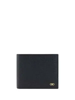 FERRAGAMO Leather Wallet - Black