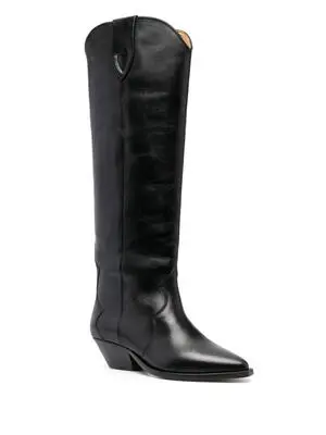 Isabel Marant Étoile Calf Leather Denvee Boots - Black