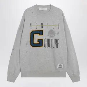 GOLDEN GOOSE College Logo Graphic Sweatshirt - Gray