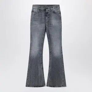 Acne Studios Faded Flared Jeans - Black