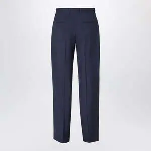 Fendi Dark Wool Canvas Trousers