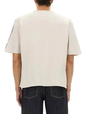Alexander McQueen Cropped T-shirt - Gray