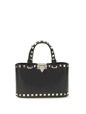 Valentino Garavani Rockstud Shopping Mini Handbag - Black