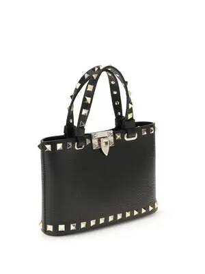 Valentino Garavani Rockstud Shopping Mini Handbag - Black