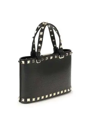 Valentino Garavani Rockstud Shopping Mini Handbag - Black