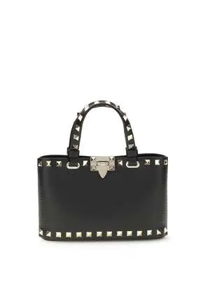 Valentino Garavani Rockstud Shopping Mini Handbag - Black