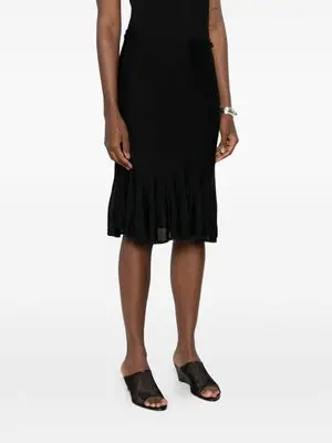 TOTEME Fluted Midi Skirt
