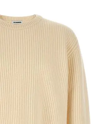 JIL SANDER Ribbed Wool Pullover