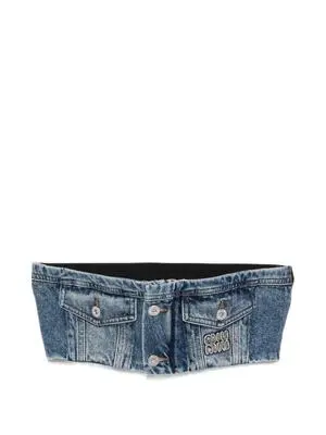 Miu Miu Denim Top - Multicolor