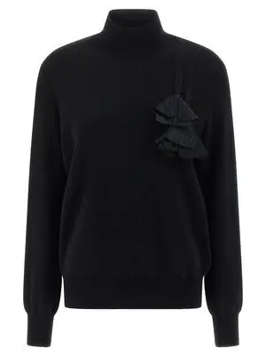 FERRAGAMO Floral Insert Sweater