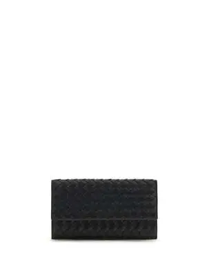 Bottega Veneta Intrecciato Bifold Wallet - Black