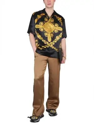 Versace Drawstring Pants - Black