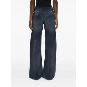 Balenciaga Denim Flared Jeans - Blue