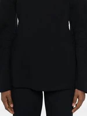 Max Mara Crew Neck Sweater In Wool And Cotton - Multicolor
