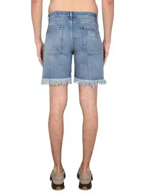 Fendi Denim Bermuda Shorts