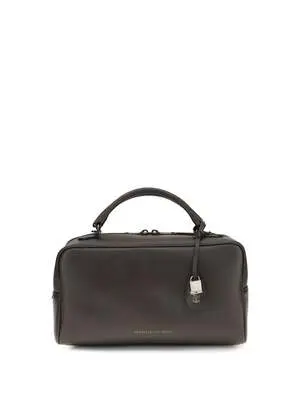 Brunello Cucinelli Boston Explorer Handbag - Brown