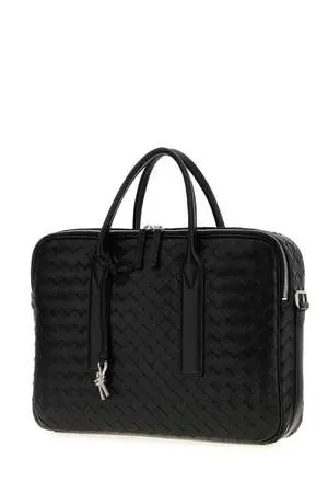 Bottega Veneta Leather Getaway Briefcase