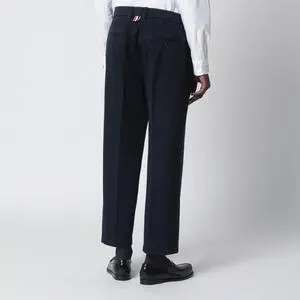 Thom Browne Cotton Trousers - Blue
