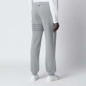 Thom Browne Grey Cotton Jogging Trousers