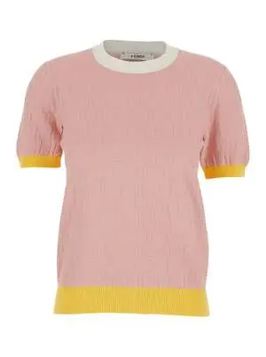 Fendi Cotton T-shirt - Pink