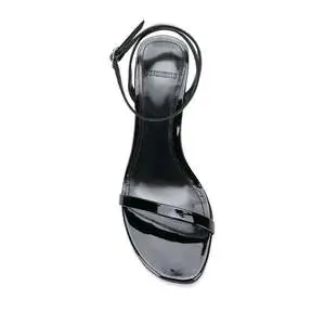 Vetements Patent Leather Eiffel Tower Sandals