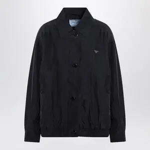 Prada Silk Blouson - Blue