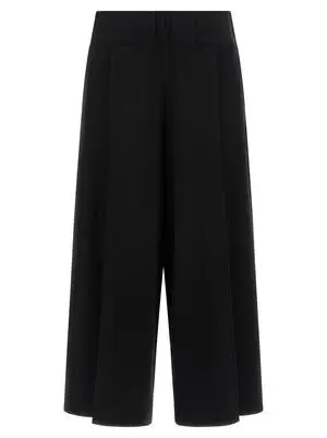 Issey Miyake Campagne' Pants - Black