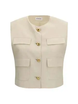 P.a.r.o.s.h Wool Gilet - Multicolor