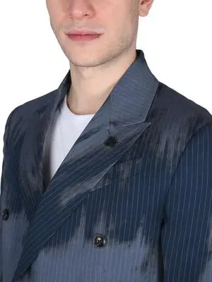 Amiri Relaxed Fit Double Breasted Blazer