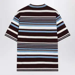 Prada Striped Cotton T-shirt - Multicolor