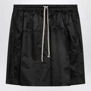 Moncler Rick Owens Drawstring Kilt Shorts - Black
