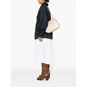 Prada Neutrals Shoulder Bags