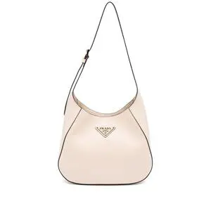 Prada Neutrals Shoulder Bags - Cream