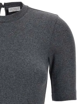 Brunello Cucinelli Cotton Crewneck Sweater - Multicolor
