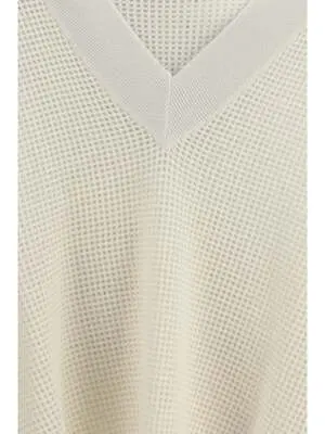 Brunello Cucinelli Cashmere Net Sweater - Multicolor