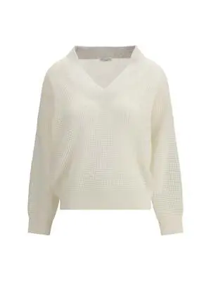 Brunello Cucinelli Cashmere Net Sweater - Multicolor