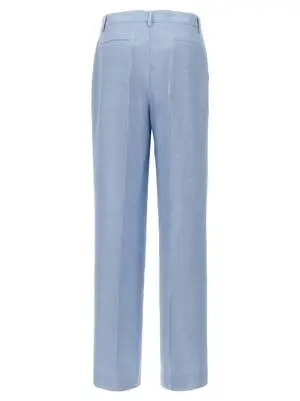 P.a.r.o.s.h Viscose Linen Trousers