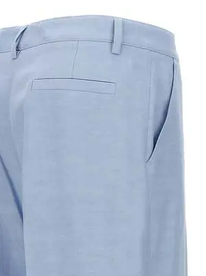 P.a.r.o.s.h Viscose Linen Trousers